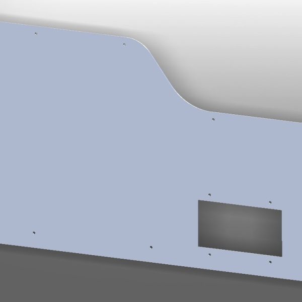 Discovery 2 tailgate inner panel with container hole only - MDI 4x4